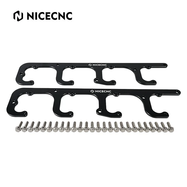NICECNC LS BILLET Valve Cover Mount Coil Brackets For D580 Square Truck ...