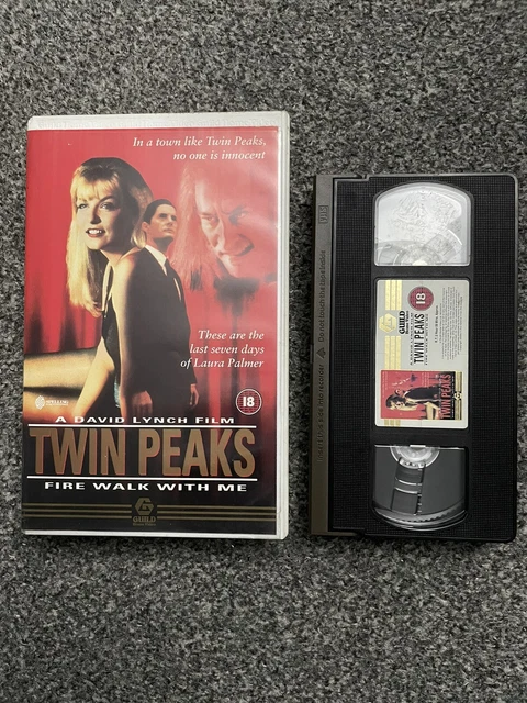 TWIN PEAKS FIRE Walk With Me- Very Rare VHS David Lynch BIG BOX EX ...