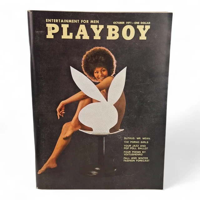 VINTAGE PLAYBOY MAGAZINE October 1971 Darine Stern COMPLETE £28.56 ...