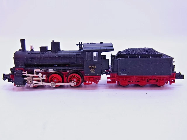 FLEISCHMANN SPUR N 7124 Dampflok BR 53 320 der DRG mit Tender fahrbereit #15220 EUR 1,00 ...