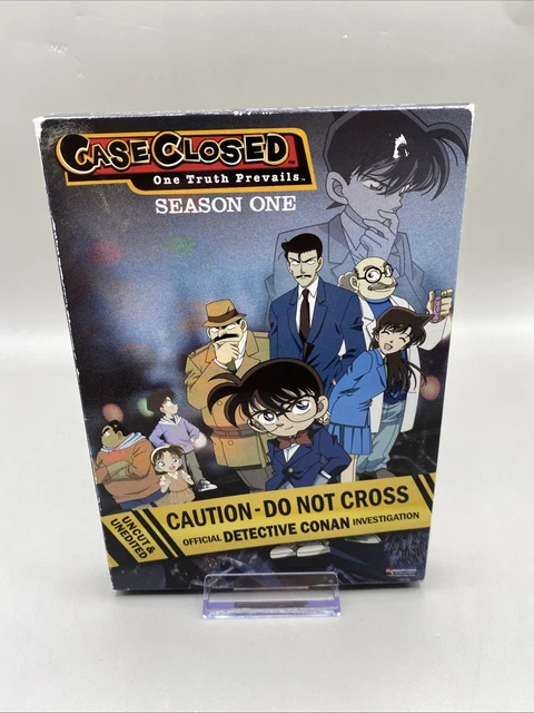 CASE CLOSED - Season One (DVD, 2008, 4-Disc Set, Uncut; Unedited) $39. ...