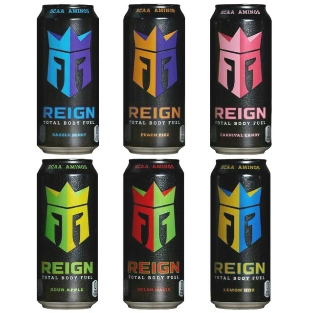 REIGN TOTAL BODY Fuel Monster Energy Drink - 12/16 fl oz cans - Choose ...