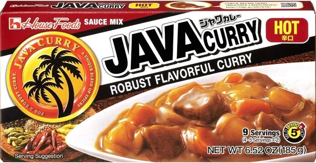 HOUSE JAVA CURRY Sauce Mix Hot 185G £7.99 - PicClick UK