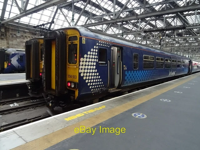 PHOTO 6X4 GLASGOW Central Railway Station ScotRail Class 156 No ...