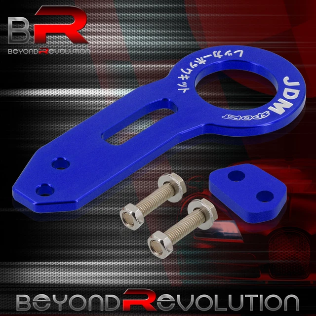 For Vw Jdm Sport Rear Tow Hook Heavy Duty Cnc Aluminum Towing Assembly