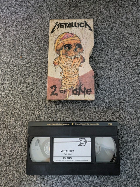 METALLICA 2 OF One Vhs Pal 1989 Metal Video Pushead Art The One Videos ...