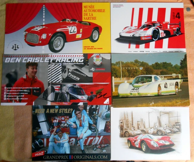 LOT DE CARTES 24 heures du Mans cards postkarten sport automobile ...