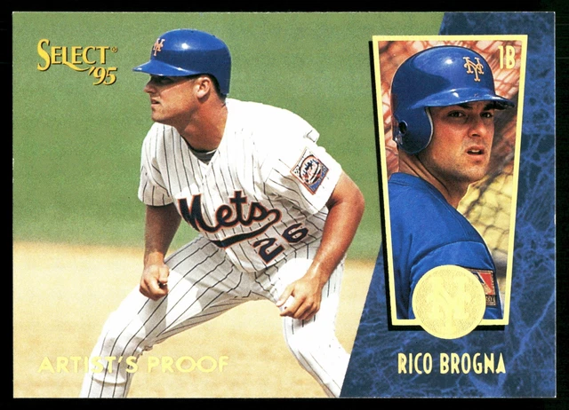 RICO BROGNA NEW York Mets 1995 Select Artist's Proofs #148 EUR 3,30 ...