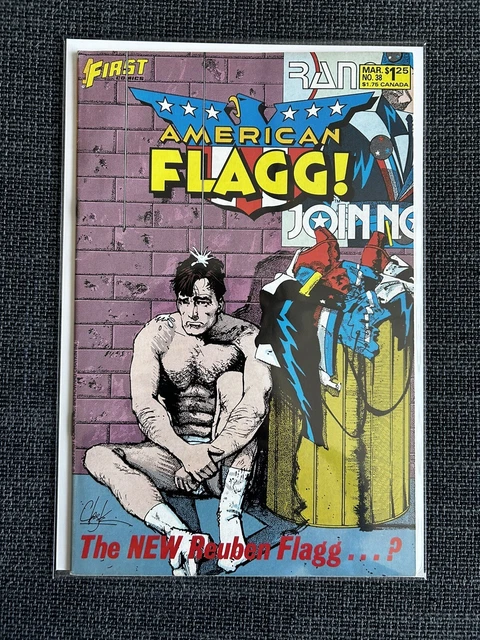 AMERICAN FLAGG! #38 Comic Book March 1987 First Comics $1.99 - PicClick CA