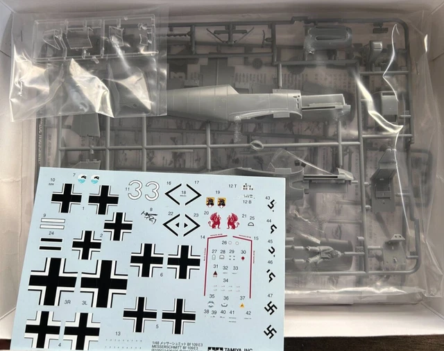 MAQUETTE AVION MESSERSCHMITT Bf 109 E3 au 1/48 marque Tamiya EUR 19,90 - PicClick FR