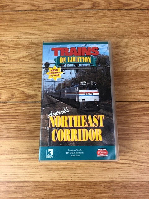 TRAINS ON LOCATION Amtrak's Northeast Corridor VHS Tape £19.99 ...