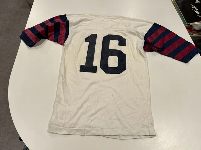 ORIGINAL CIRCA 1977 PETE MADEJA PENN QUAKERS COLLEGE FOOTBALL GAME WORN ...