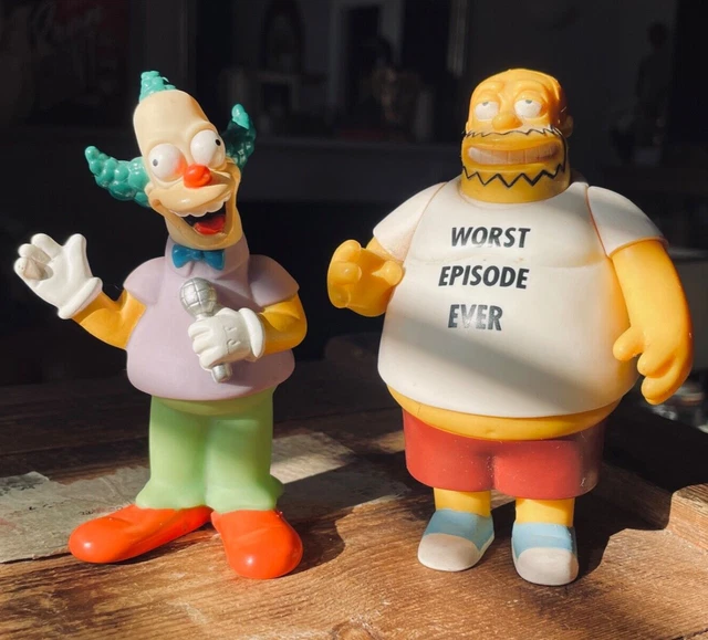 SIMPSONS FIGURES- COMIC Book Guy and Krusty the Clown £42.32 - PicClick UK