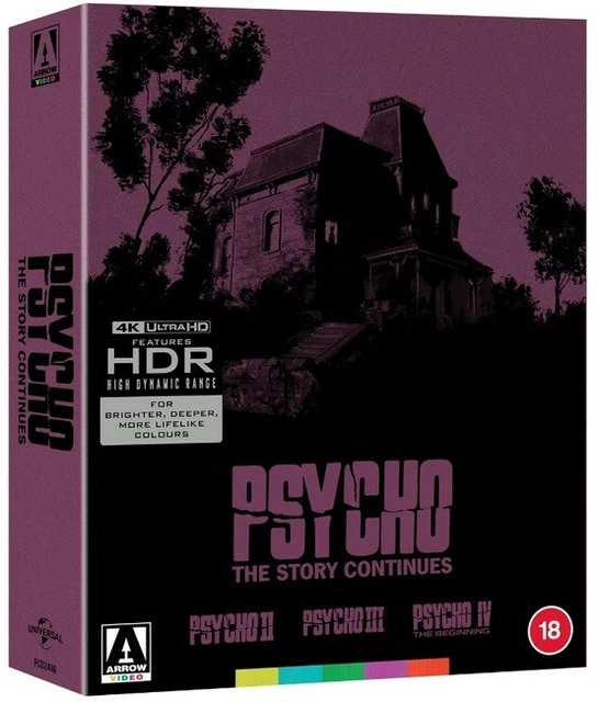 PSYCHO THE STORY Continues Psycho Ii, Psycho Iii, Pyscho Iv 4K Ultra Hd ...
