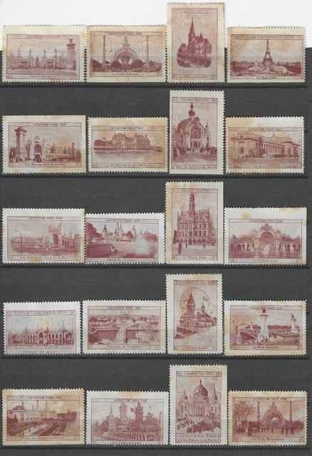 POSTER STAMP, VIGNETTE, Cinderella. Exposition de Paris 1900 EUR 30,00 ...