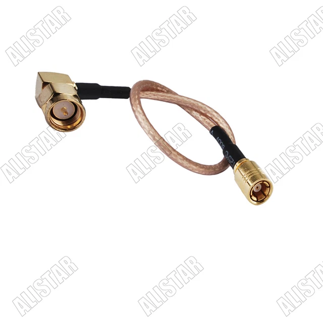SMA MACHO ÁNGEL derecho a PYME hembra gato cola de cerdo cable RG316 15 ...
