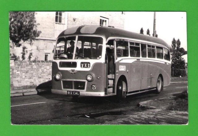BUS PHOTO - Rules of Boxford - 812CAL - 1959 Alexander AEC Reliance ex ...