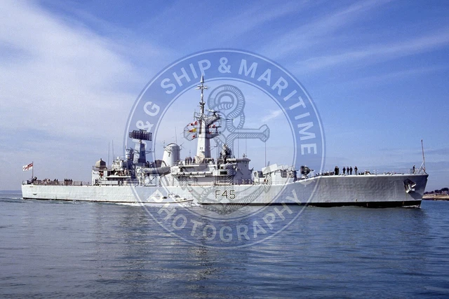 ROYAL NAVY LEANDER-CLASS Frigate HMS MINERVA (F45) - 6X4 (10X15 ...