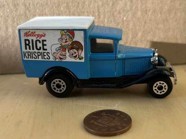 VINTAGE 1980'S PROMOTIONAL Matchbox Rice Crispies Model A Ford Van £4. ...