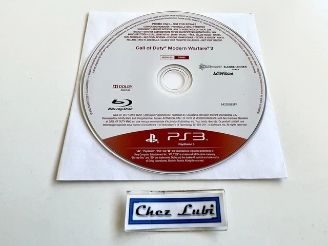 CALL OF DUTY Modern Warfare 3 - Promo Press - Sony PlayStation PS3 - PAL FR EUR 29,90 - PicClick FR