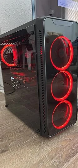 CASE PC EMPIRE Gaming Warmachine MIDI-Tower ATX RGB + Alimentatore 400W ...