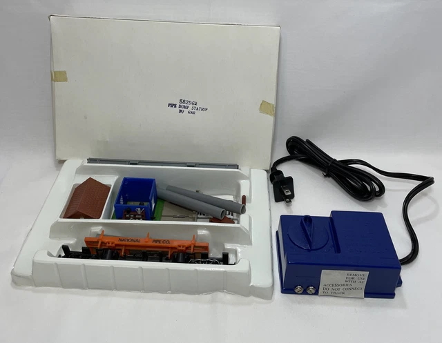 HO SCALE LIFE-LIKE Pipe Dump Station With Car In Box #582962 And Power ...
