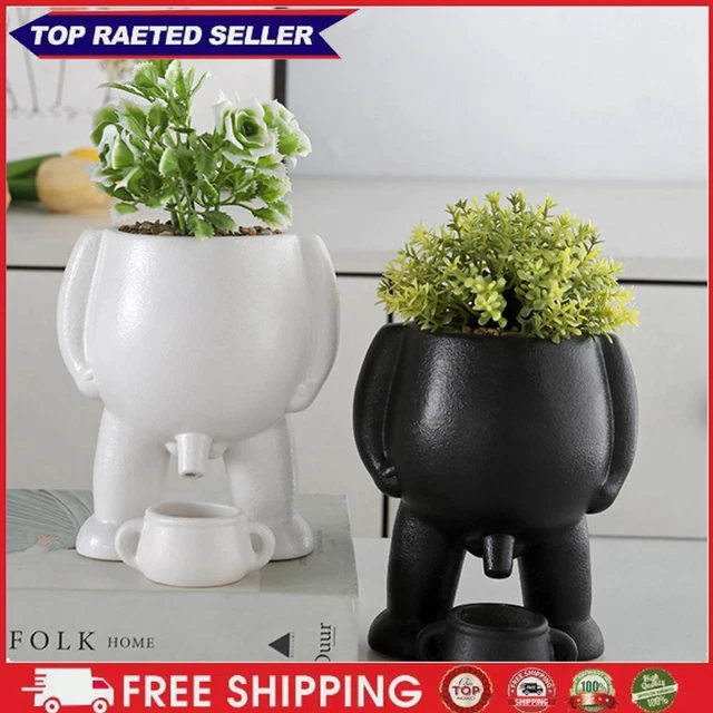 HUMAN SHAPED PISS Pot Planter Aesthetic Ceramic Peeing Plant Pot for ...