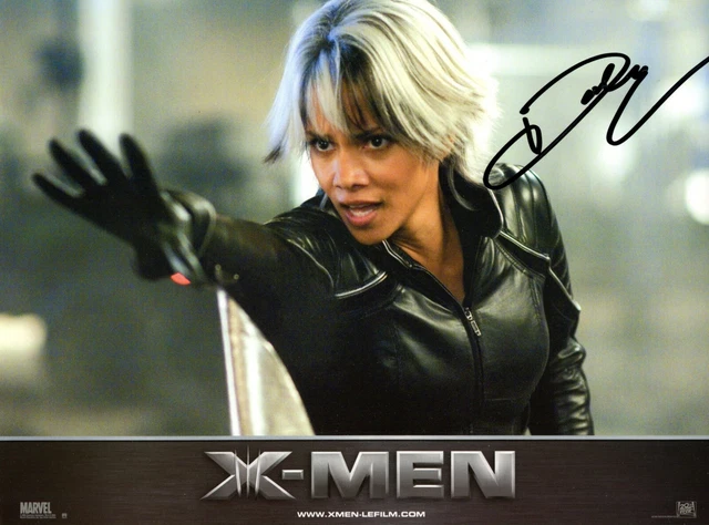 ORIGINAL AUTOGRAPH OF actress HALL BERRY / X MEN / photo 20X25 £106.69 ...