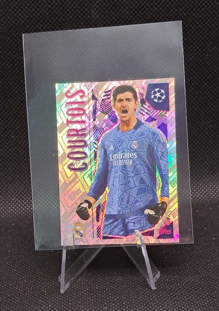 THIBAUT COURTOIS STICKER - Real Madrid - Topps Champions League 2022/ ...