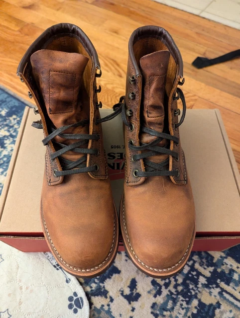 RED WING HERITAGE 7D Blacksmith in Copper Rough & Tough (Style 3343) £ ...