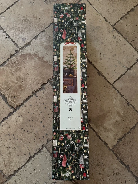 JOHN DERIAN X Target 24” Christmas Tree Faux Feather with Red Berries ...