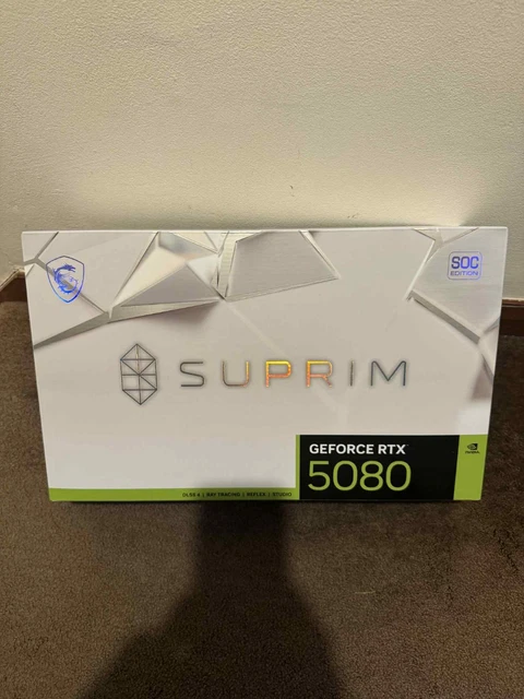 NVIDIA GEFORCE RTX 5080 GPU - The 5080 Soc Edition -NEW IN Original Box ...