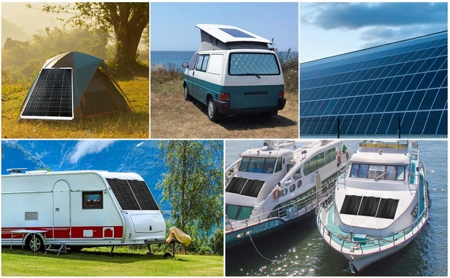 500W FLEXIBLE SOLAR Panel 12V Portable Power Mono Camping Home RV ...