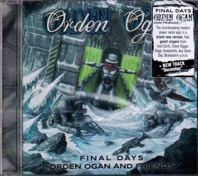 ORDEN OGAN FINAL Days And Friends CD 2022 Heavy Power Metal $29.99 ...