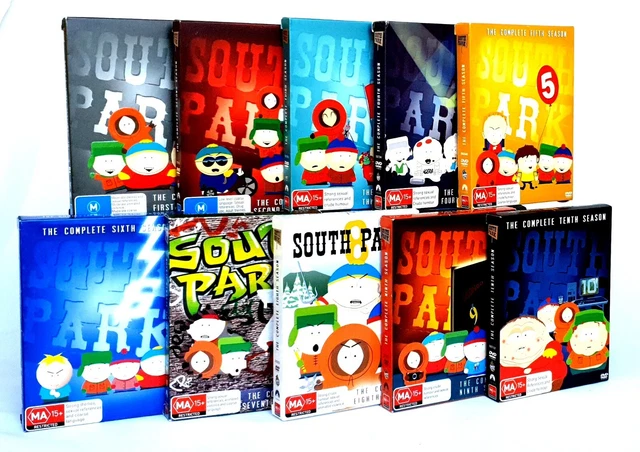 SOUTH PARK: COMPLETE Seasons 1-10 DVD Sets (30 Discs) Entire first 10 seasons $125.00 - PicClick AU