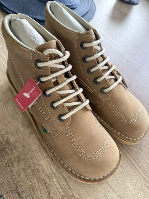 KICKERS MENS KICK Hi Classic Brown Tan Chukka Ankle Boots Size 7 £47.50 ...