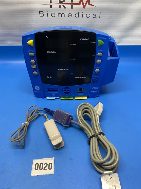 GE HEALTHCARE CARESCAPE V100 Vital Sign Monitor Nellcor Model $220.00 ...