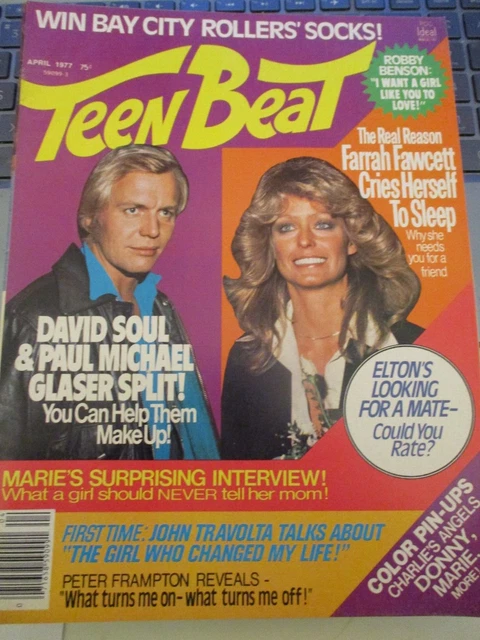 CHARLIE'S ANGELS, FARRAH Fawcett, Marie Osmond - Teen Beat Magazine 1977 EUR 14,40 - PicClick IT