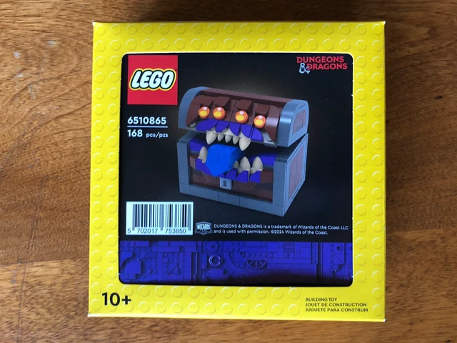 BOÎTE À DÉS LEGO Donjons & Dragons GWP 6510865 imitant poitrine DnD D&D ...