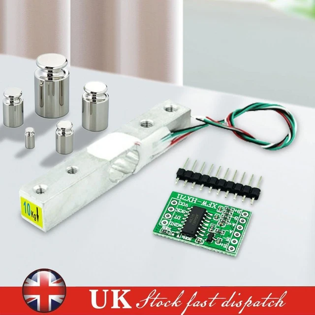 HX711 WEIGHT SENSOR Module 10KG Load Cell for Microcontroller (HX711 ...