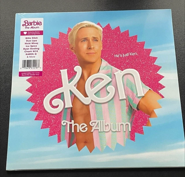 KEN THE ALBUM BLUE PINK SPLATTER vinyl LP barbie soundtrack OST billie ...
