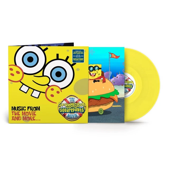 SPONGEBOB SQUAREPANTS SEALED Ltd 2025 YELLOW BEST OF VINYL RECORD £38. ...