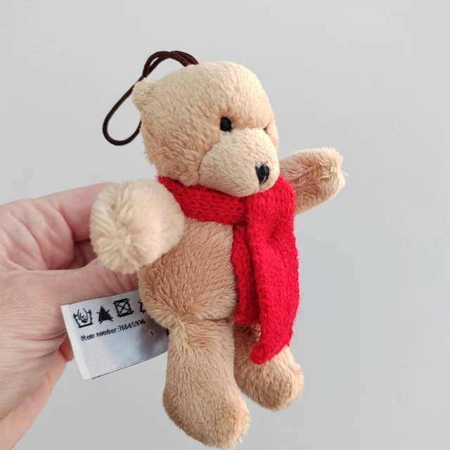JOHN LEWIS JELLYCAT Collab Teddy Bear Hanging Plush Soft Toy Decoration ...