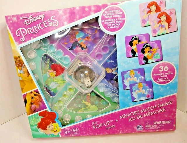 DISNEY PRINCESS 2 Game pack Pop up & Memory Match Ages 4 + New $11.88 ...