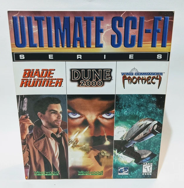 ULTIMATE SCI-FI SERIES Blade Runner Dune 2000 Wing Commander PC Big Box ...