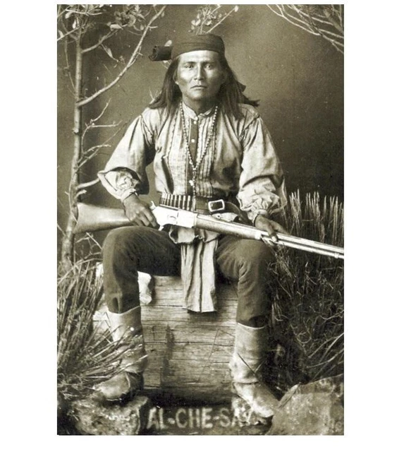 CHIEF ALCHESAY PHOTO Apache Native American Indian Scout 4x6 Pic £4.84 ...