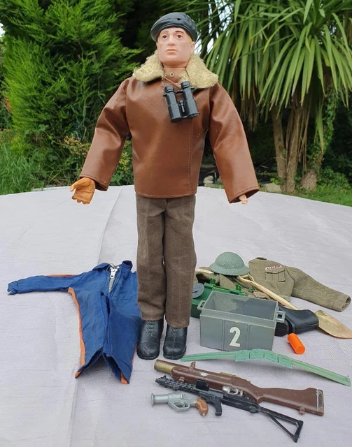 VINTAGE ACTION MAN Tank Commander plus clothes, weapons etc. £9.99 ...