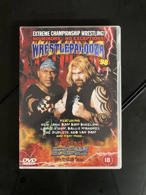 *RARE* ECW EXTREME CHAMPIONSHIP WRESTLING WRESTLEPALOOZA 98 DVD PAL Rob ...