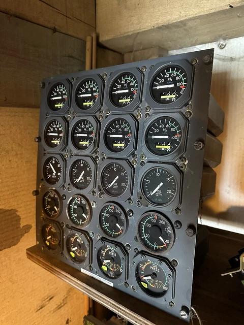 BOEING 747 AIRCRAFT parts - 747-200 Main Engine Instrument Cockpit ...