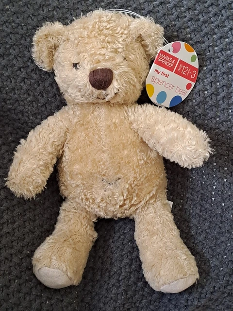 MARKS AND SPENCERS My First Spencer Bear. Tag Attached £6.99 - PicClick UK